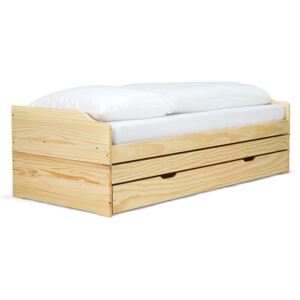 Idea Rozkládací postel Fenix Barva: Borovice - přírodní, Rozměr: 90x200 ...