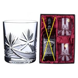 Onte Crystal Bohemia Crystal dárková sada na whisky se sklenicemi 280 ...