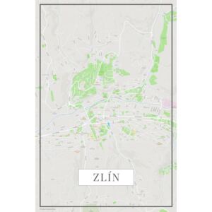 Mapa Zlin color | FAVI.cz