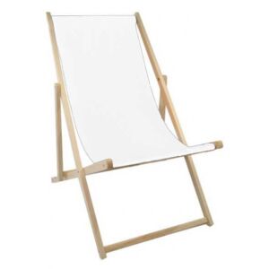 DIP-MAR Zahradní plažové lehátko Beach bílé | FAVI.cz